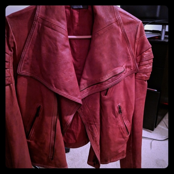 Blur | Jackets & Coats | Blur Womens Handmade Italian Leather Jacket ...